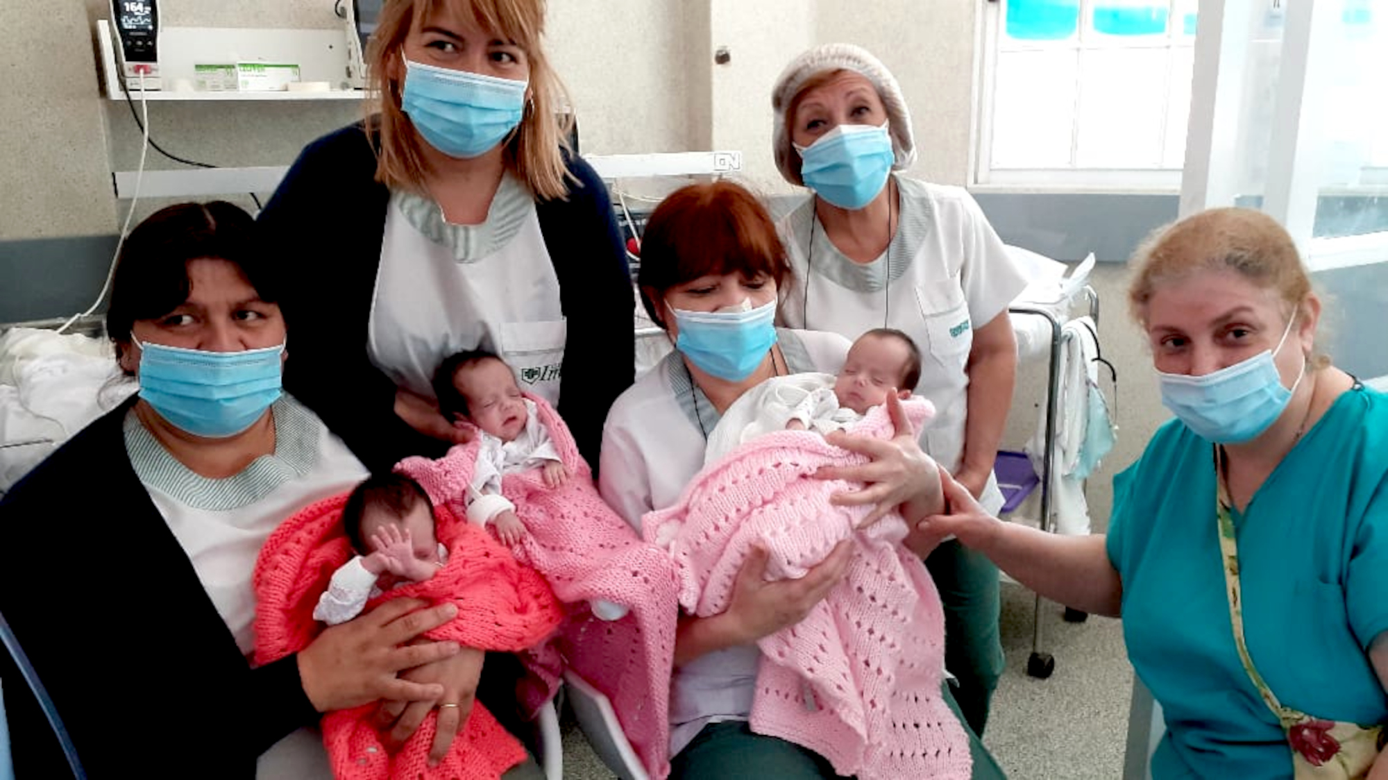 Girl Power: Rare Identical Triplets Born in Argentina Are Back Home ...