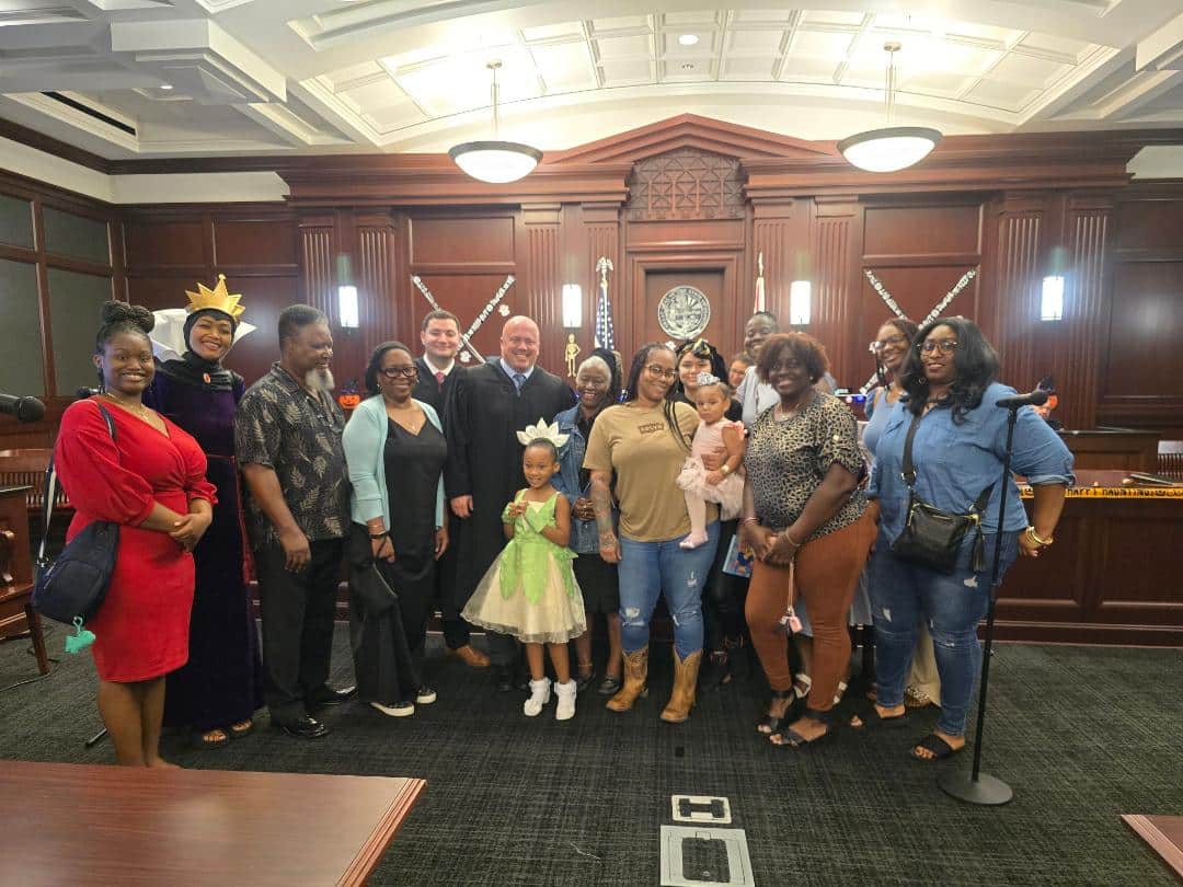 Foster Parent Geneva Matthews Celebrates Adopting Toddler for New Life ...